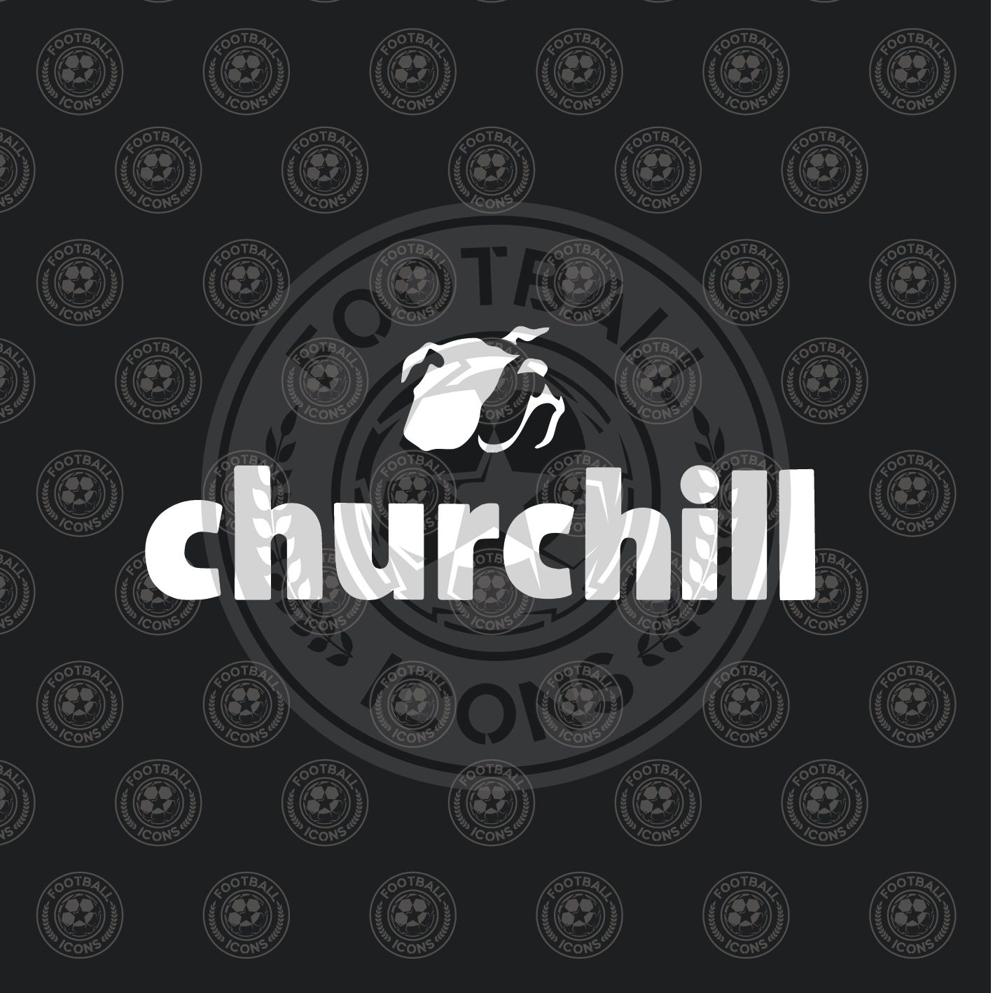 churchill logo for Crystal Palace Shirt 2004-05 – footballicons